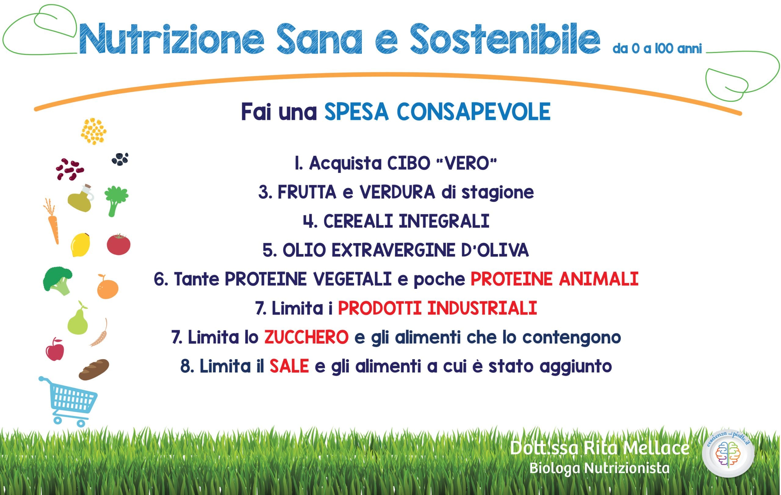 NUTRIZIONE SANA E SOSTENIBILE – Dr.ssa Rita Mellace